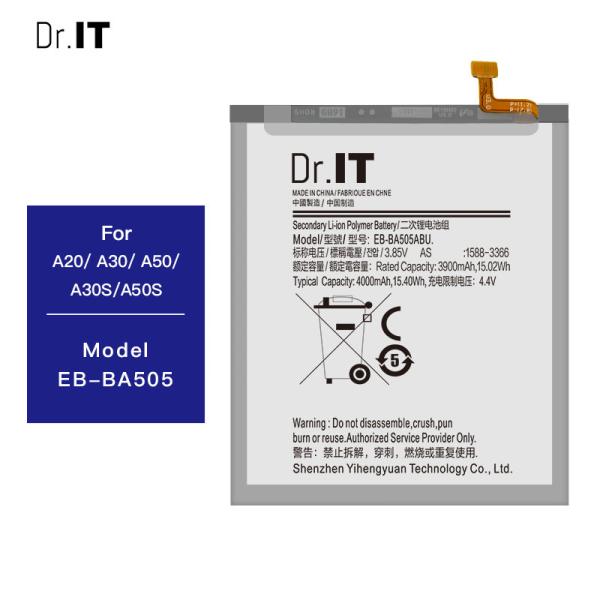 Quality A20 A30 A50 EB BA505 Samsung Phone Batteries Replace for sale