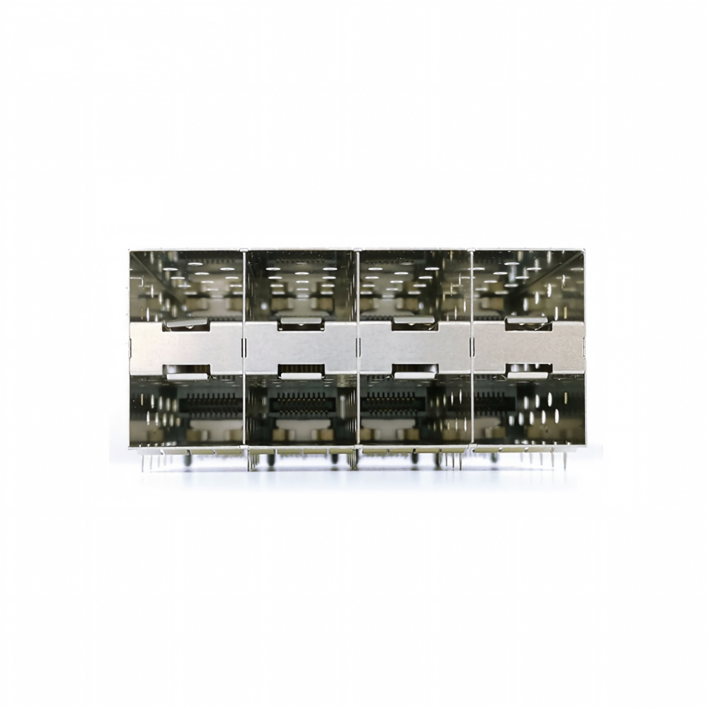 Quality 8-Ports 160pin SFP+ Press-Fit Small Form-factor Pluggable (SFP+) Connector for sale