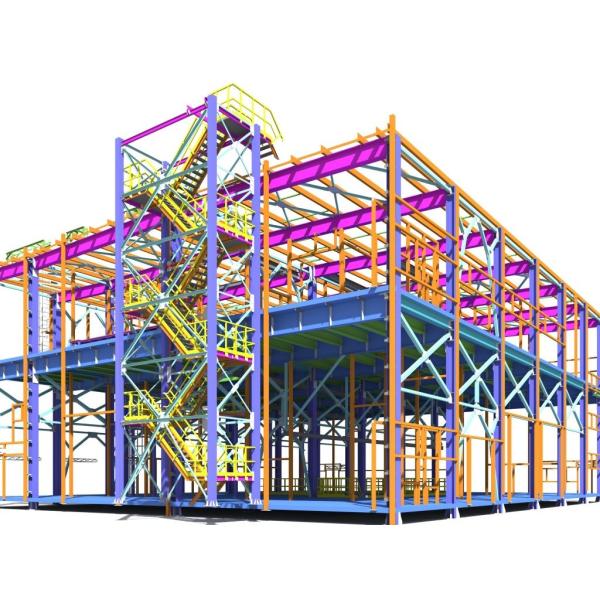 Quality Large Span Prefabricated Steel Buildings Prefab Metal Warehouse Workshop Office for sale
