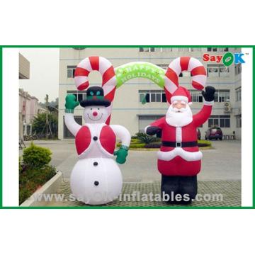 Quality Giant Christmas Inflatable Snowman And Santa Claus , Inflatable Advertising for sale