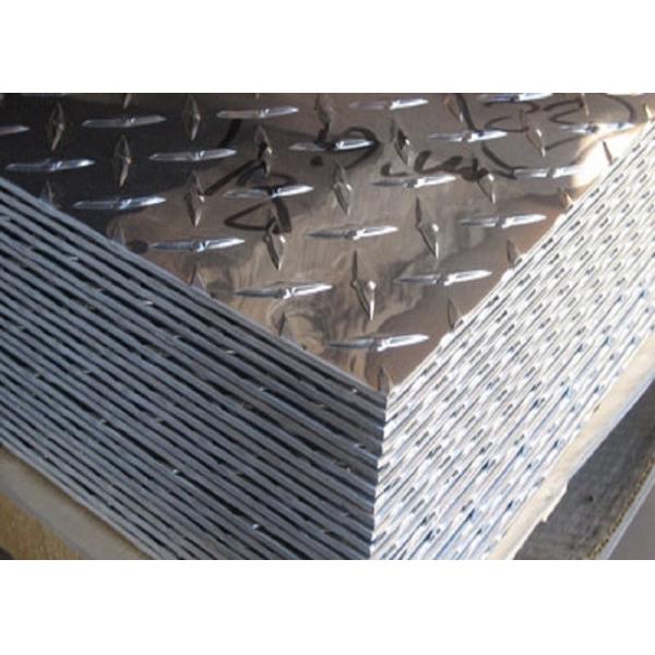 Quality 5052 5083 5754 Aluminum Checker Sheet / Aluminum Tread Plate For Trailer Decking Plate for sale
