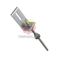 Quality Natural Silver Double Threaded Hanger Bolts for Secure and Durable Solar Panel for sale