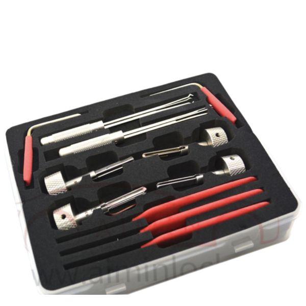 Quality Stainless Steel Locksmith Pick Tools for Strongbox Safe Unlocking Set for sale