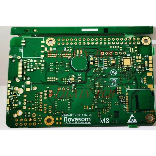 Quality 10 Layer HDI PCB Board / Multilayer Pcb Board Green Solder Mask ENIG for sale