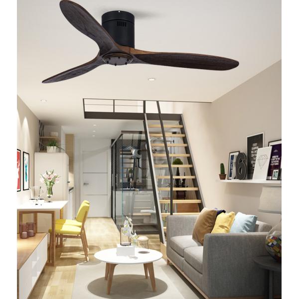 Quality Triple Hanging Ceiling Fan With Light 52 3 Blade Ceiling Fan for sale