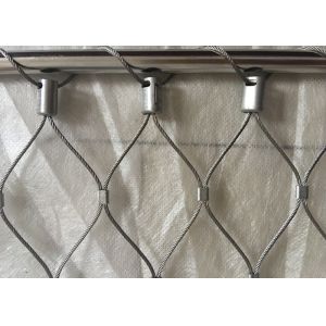 Quality Classical Inox Balustrade Cable Mesh , X Tend Stainless Steel Rope Mesh Webnet for sale