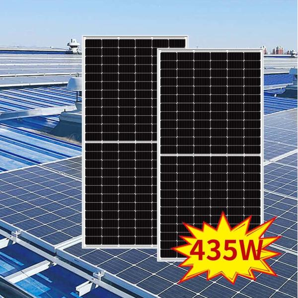 Quality Industrial 435W Monocrystalline Solar Panel Double Sided Power Generation for sale