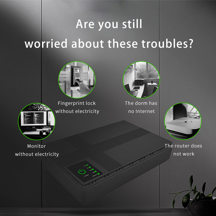Portable Mini UPS For Wifi Router Mini DC UPS 5V 9V 12V Battery Backup