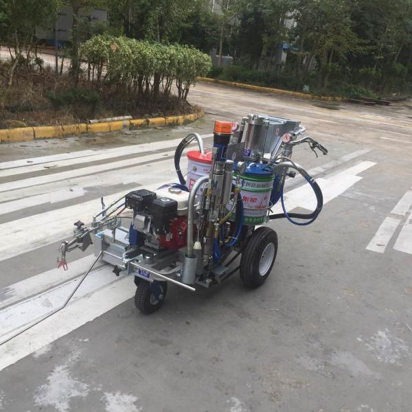 Quality Traffic Acrylic Pneumatic Road Marking Spray Paint Machine for sale