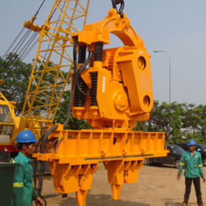 Quality 90kW High-Power Pile Driver - Excavator-Mounted Electric Machine For Sheet Pile for sale