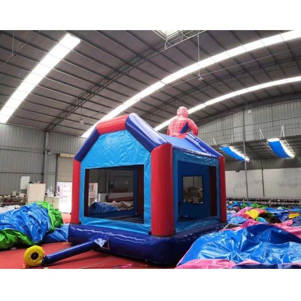 Quality CE Blower Included Spider-Man Inflatable Bouncer Custom Commercial Bounce House for sale