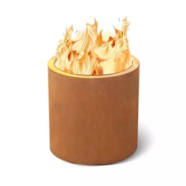 Quality Portable Outdoor Camping Low Smoke Corten Steel Wood Burning Fire Pit for sale
