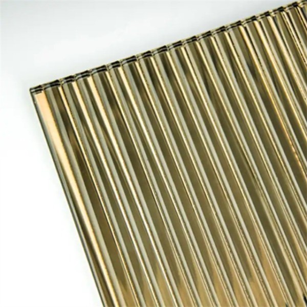 Quality Decorative Building Material 4mm-6mm Bronze Patterned Glass for Interior Decoration for sale