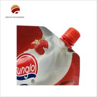 Quality Reusable Liquid Juice Doypack Spout Pouch With Custom Logo Design for sale