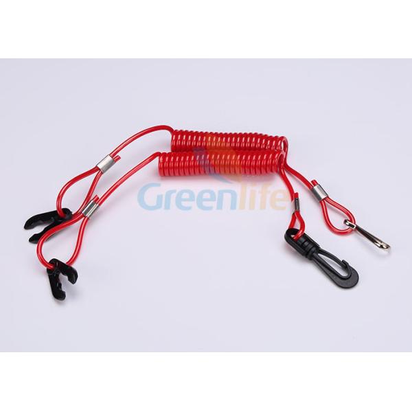 Quality Plastic Spiral Jet Ski Safety Lanyard for sale