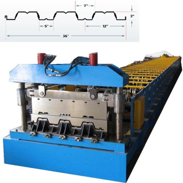 Quality Metal Rolling Delta Floor Decking Forming Machine Gi for sale