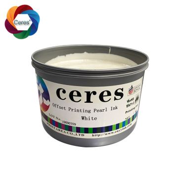 Quality Gravure Gold White Paper Ink 1kg Can Security 3D Stereo Pearl Ink Offset for sale