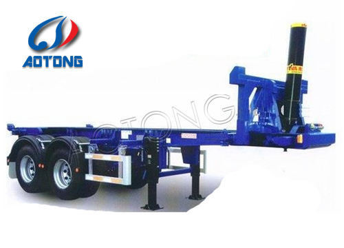 Quality 20ft Container Skeleton Dumping Semi Trailer 7700*2500*3070 mm Mechanical for sale