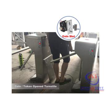 Quality Rustproof Steel Bi Directional Tripod Turnstile Gate Pedestrian With Rfid Reader for sale