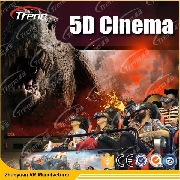 Quality Electric Motion 5D Movie Theater  8 / 9 / 12 Seats With 6 DOF Hydraulic Platform for sale
