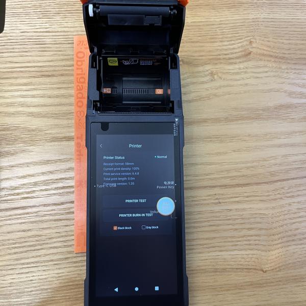 Quality Coffee Shop WiFi Android POS Terminal Portable With Integrated Scanner for sale