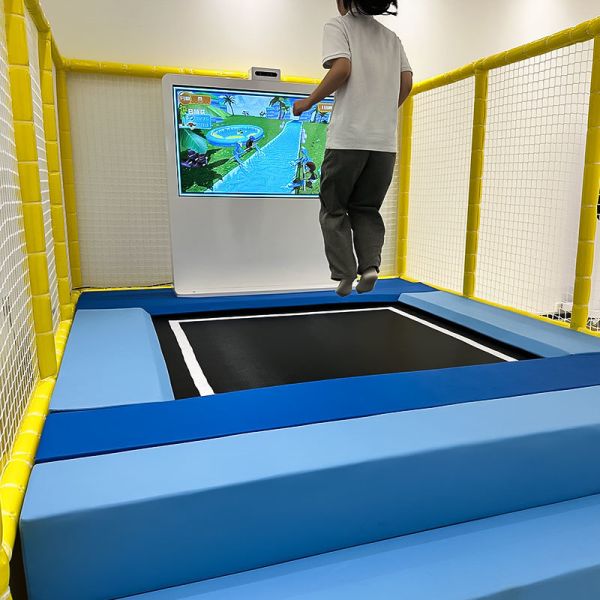 Quality Indoor 55 Inch All-in-one Kinect Screen Interactive Games Trampoline Park Kids for sale