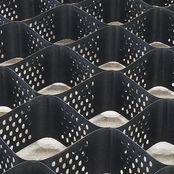 Quality Road Construction Gravel Grid Geoell 445mm 1.27mm Thickness for sale