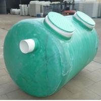 Quality Fiberglass Winding FRP Septic Tank With Ordinary Pressure Low Maintence Long for sale