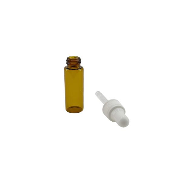 Quality Mini Amber Glass Dropper Bottles 1ml 2ml 3ml 5ml Essential Oil Sample Bottle for sale