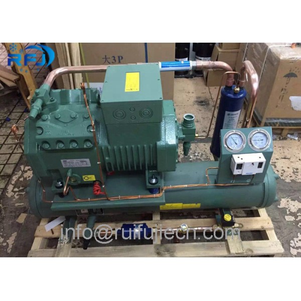 Quality Water Cooled  4FES-5Y-40S Semi Hermetic Compressor Condensing Unit For Cold Room 4FC-5.2Y-40S for sale