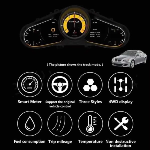 Quality Viknav Digital Cluster Virtual Cockpit For Porsche Cayenne 2011-2017 Car for sale