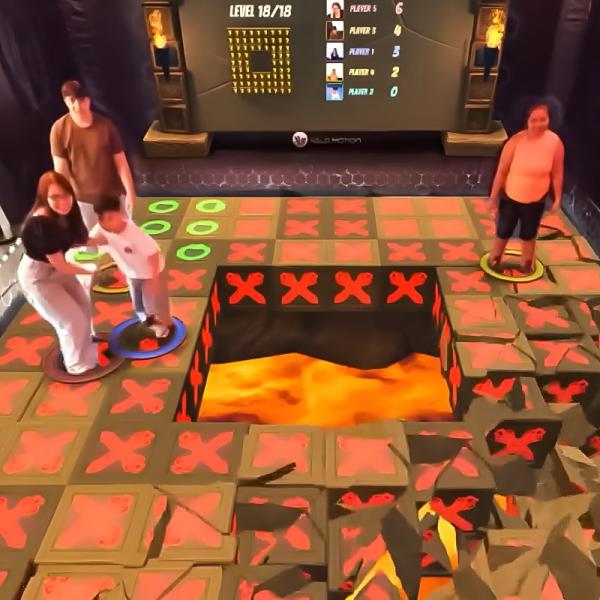 Quality Most Popular Indoor Interactive Multiplayer Game AR Lava Trap Gaming Wall Games for sale