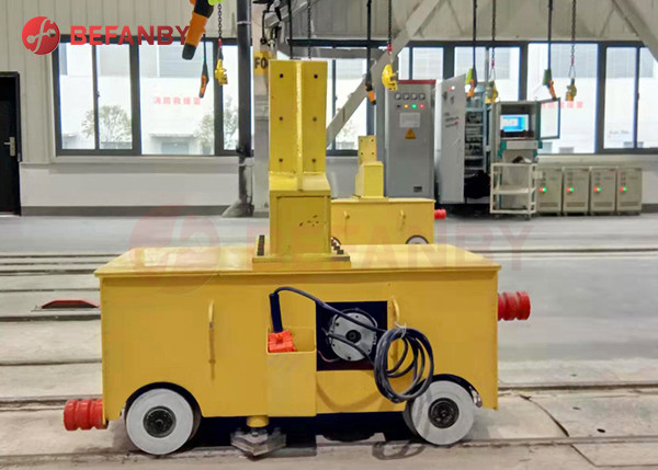 Quality Steel Rolls Warehouse 20m/Min 1T On Rail Transfer Cart for sale