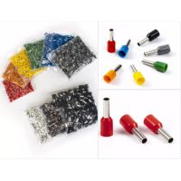 Quality Copper Brass E1018 Pre Insulated Crimping Terminal Ferrule AWG 18 Wire Connector for sale