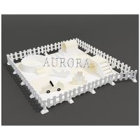 Quality Soft Play Set Equipment Outdoor White With Nude Color Package Set For Kids for sale