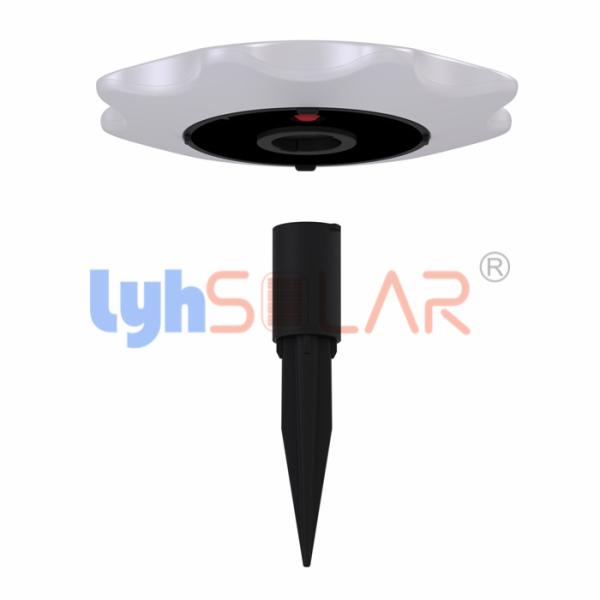 Quality 16 Colors Solar Powered Backyard Lights With 2000mAh Battery For Garden Lighting for sale