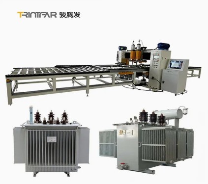 Quality Power Transformer Fin Welding Cooling Automatic Production Line - High-speed equipment for manufacturing coolers - Plate Cooling Production Line for sale