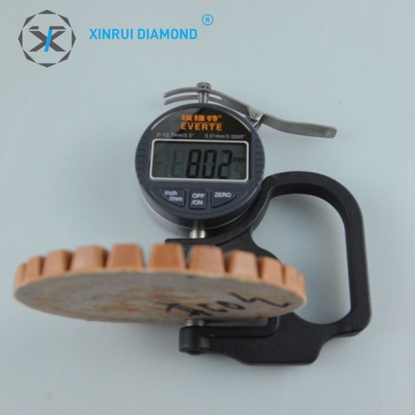 Quality Multi-functional 4inch Diamond Polishing Pad for Stone Marble Granite 7mm for sale