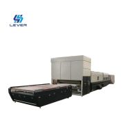 Quality Bi-directional Flat and Bending Glass Tempering furnace Siemens PLC Vesuvius for sale