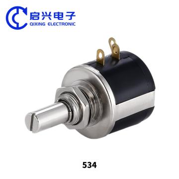 Quality 534 Multiturn Potentiometer Wirewound Potentiometer 10-Turn Potentiometer 2W for sale