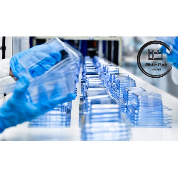 Quality Sterilized Medical Blister Packaging For Hyaluronic Acid Disposable Cosmetic Medical Tray Packaging for sale