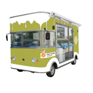 Quality Mobile Snack Bread Foodtrucks Electric Cart Ice Cream Food Trailer With Battery for sale