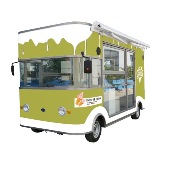Quality Mobile Snack Bread Foodtrucks Electric Cart Ice Cream Food Trailer With Battery for sale