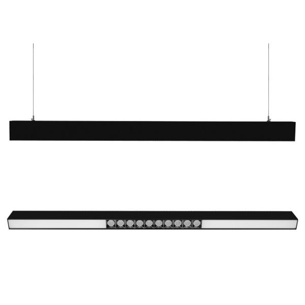 Quality Aluminum Ceiling Mounted Linear Led Lighting 80 - 90lm/W 220 - 240V AC for sale