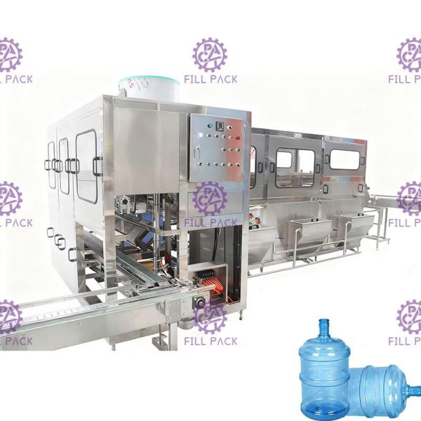 Quality Concave Convex Shape 3 In 1 20 Liter Jar Filling Machine for sale