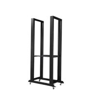Quality 27U Open Rack with 4 Stands and 4 Wheels Cabinet Standard 19inch IP20 Protection for sale