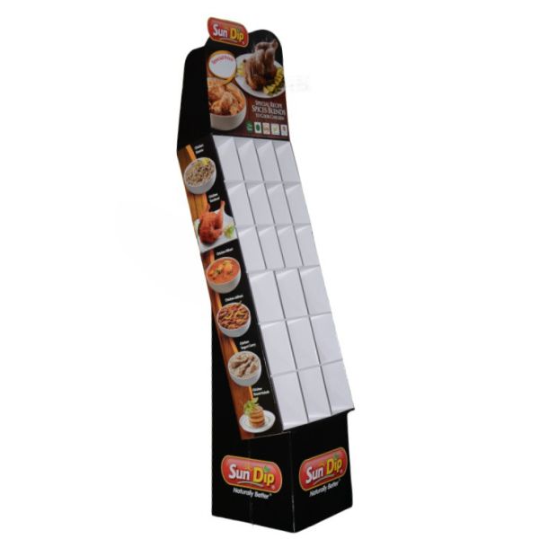 Quality 350g CCNB K5 Corrugated Cardboard Displays Stand With Super Pocket Display for sale