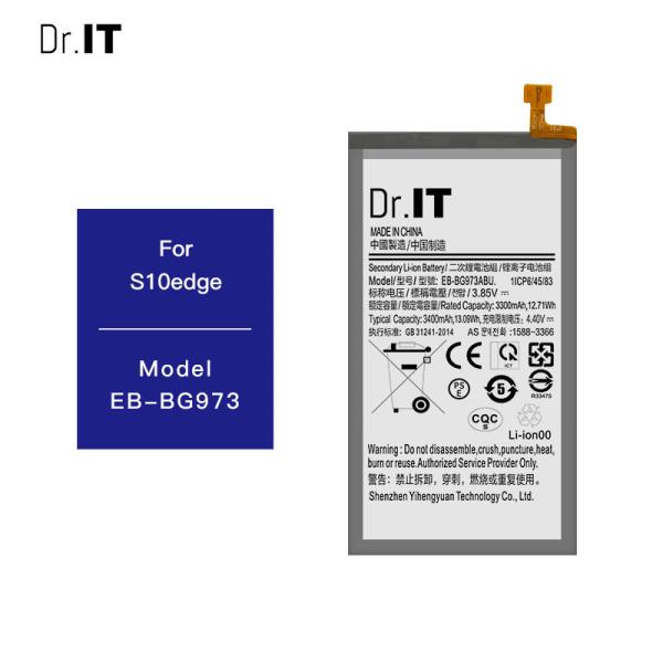 Quality EB BG973 Samsung S10 Battery Replacement 3400mAh Li Polymer Batteries for sale