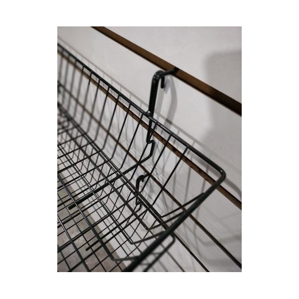 Quality 24X12X4 SHALLOW ALL PURPOSE BASEKT BLACK for sale