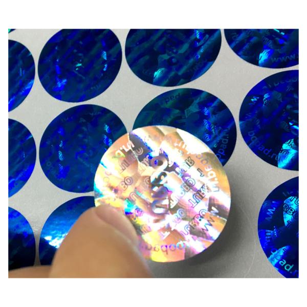 Quality Waterproof 2D 3D Round Roll Hologram Authentic Stickers for sale